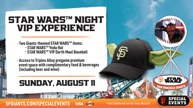 Star Wars™ Day VIP Experience | Special Event | San Francisco Giants