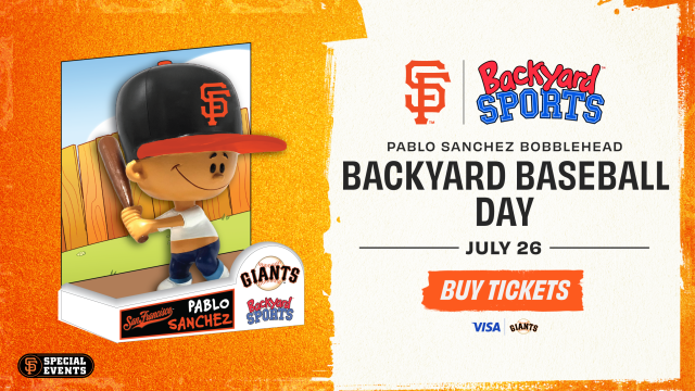 Backyard Sports Night | Special Events | San Francisco Giants
