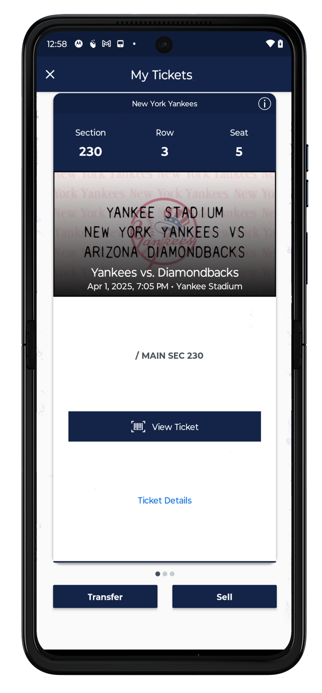 How to Access Your Mobile Tickets | New York Yankees