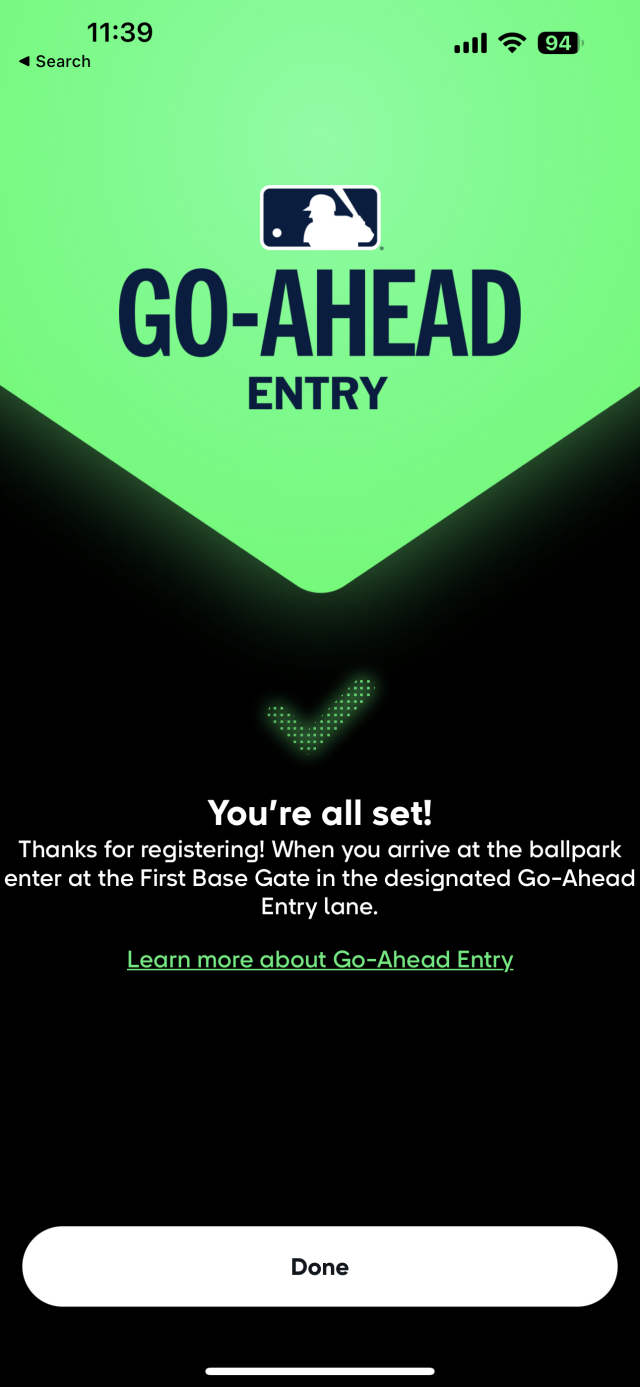 Go-Ahead Entry: Opt-in with the MLB Ballpark app and Skip the Lines ...