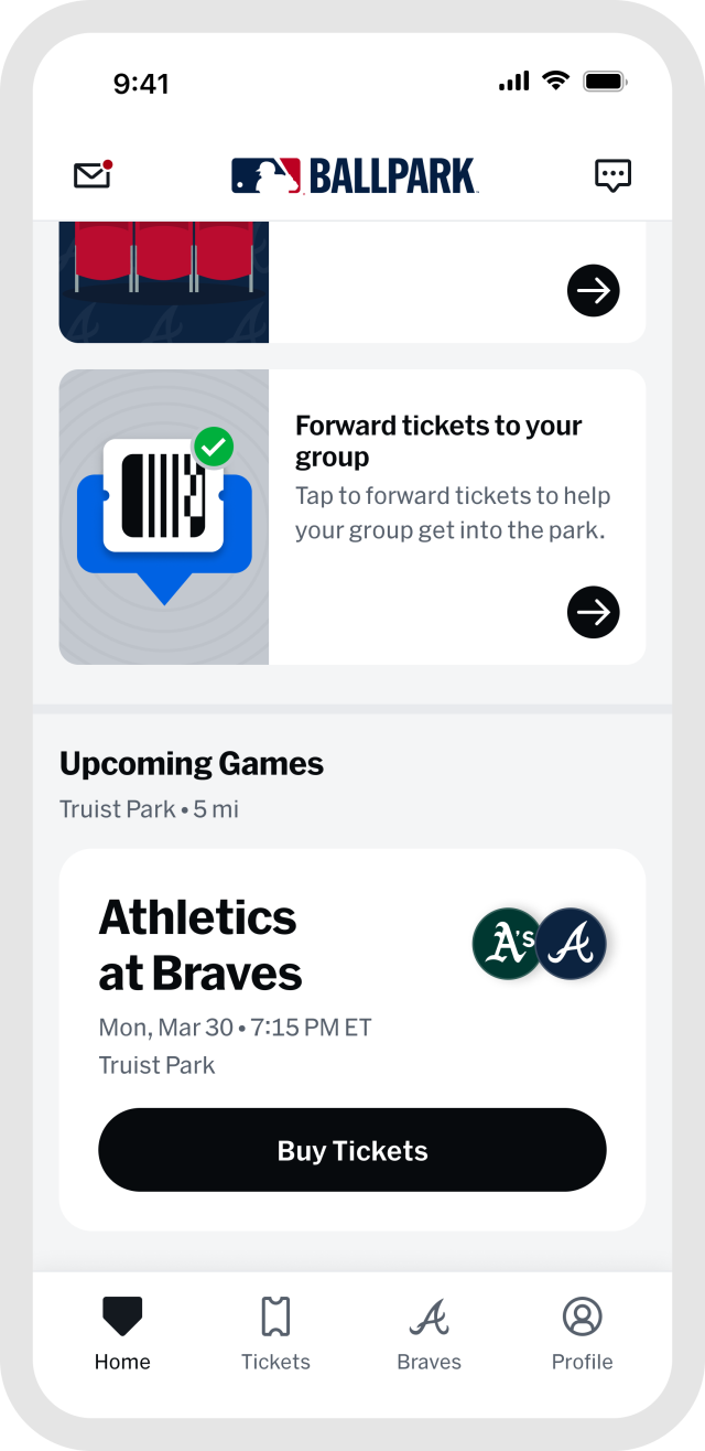 MLB Ballpark App | Atlanta Braves