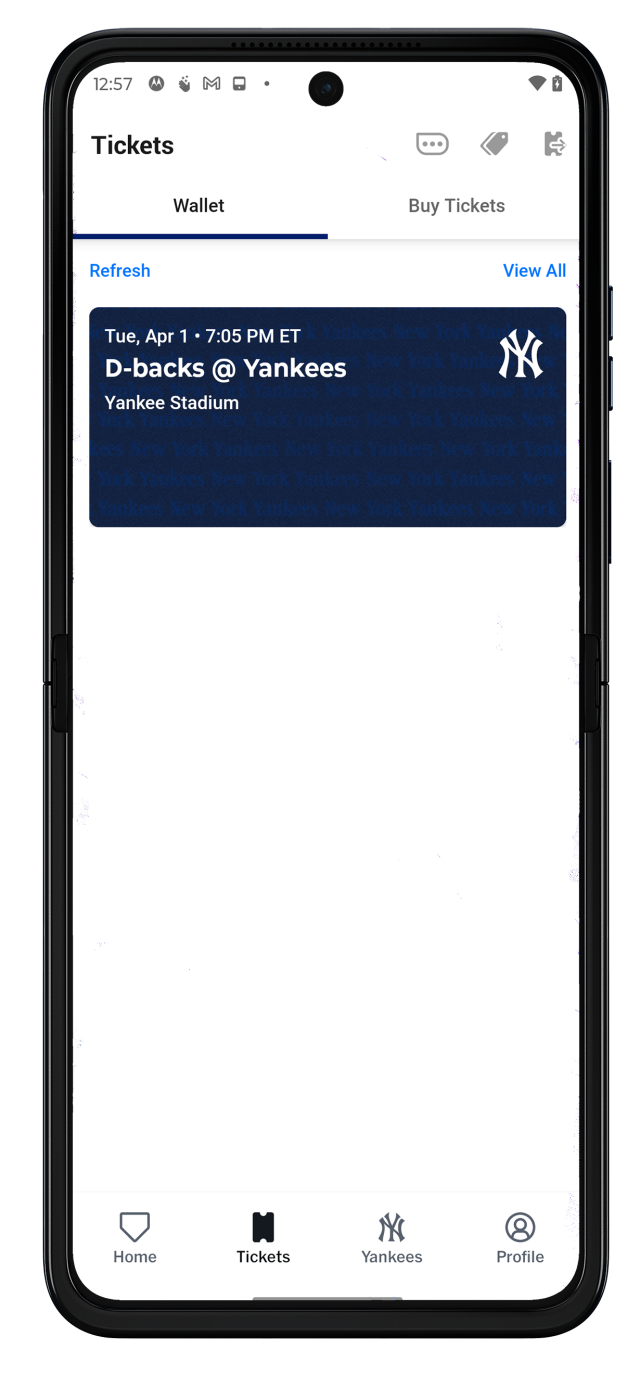 How to Access Your Mobile Tickets | New York Yankees