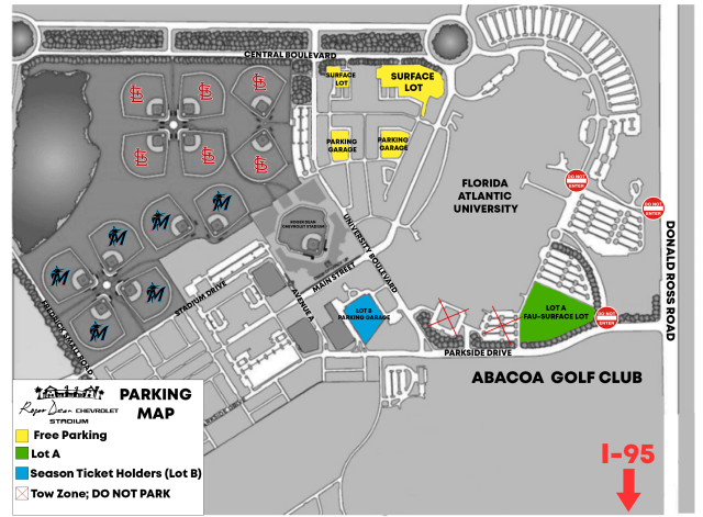 Parking | Roger Dean Chevrolet Stadium | MLB.com
