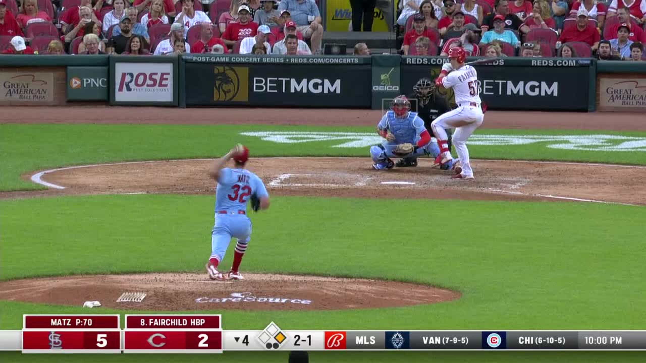 Steven Matz Swinging Strike to Stuart Fairchild