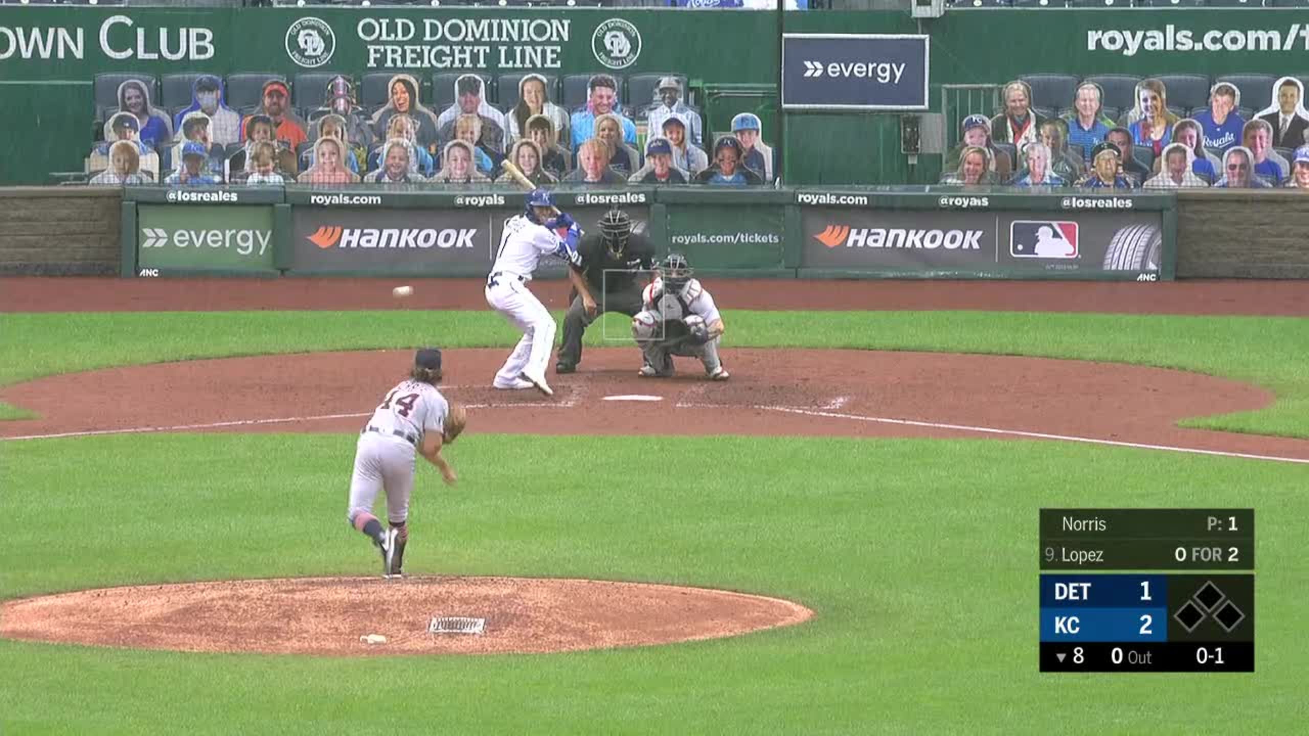 Nicky Lopez grounds out, first baseman Brandon Dixon to pitcher Daniel ...