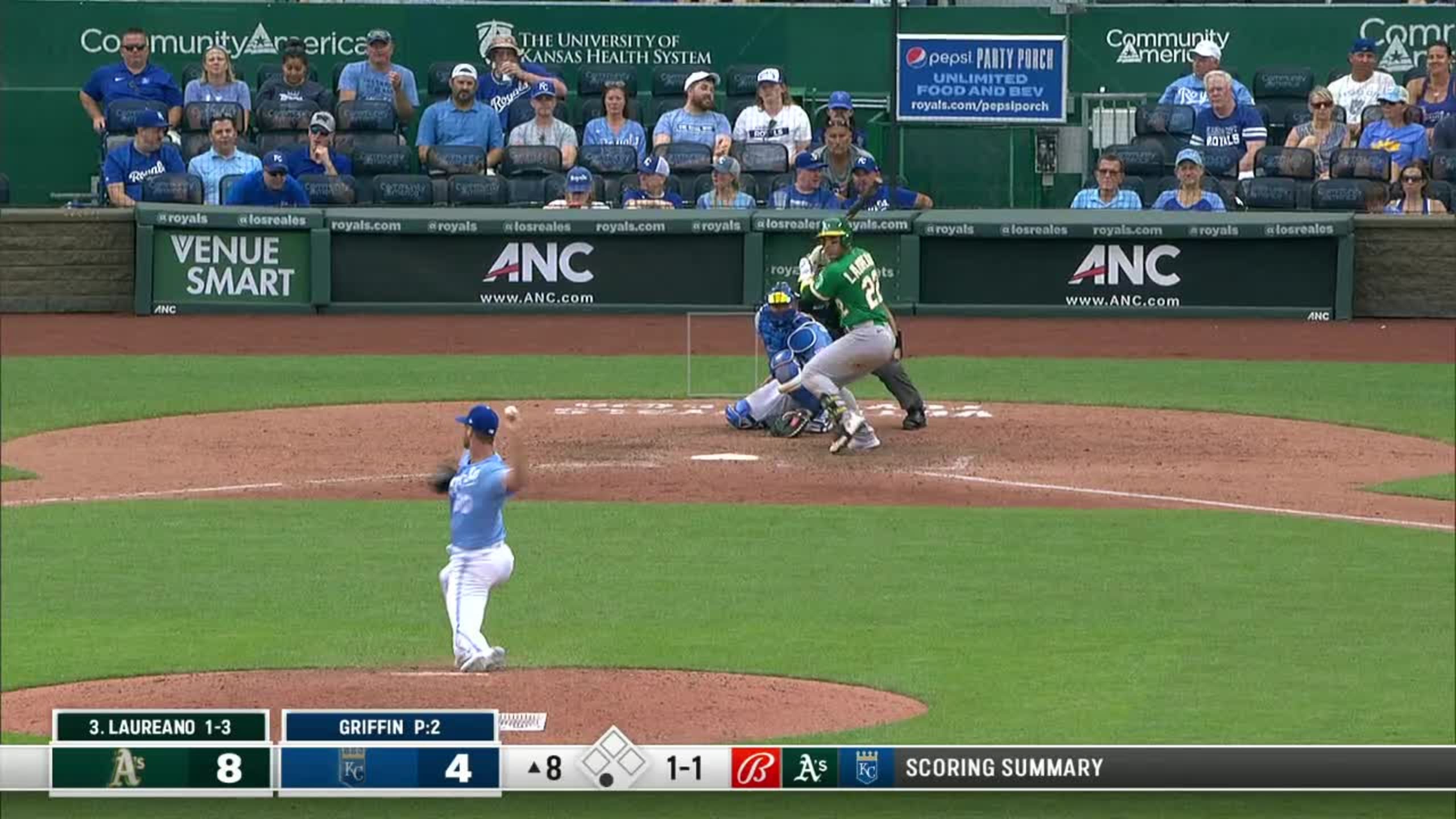 Foster Griffin Ball to Ramon Laureano