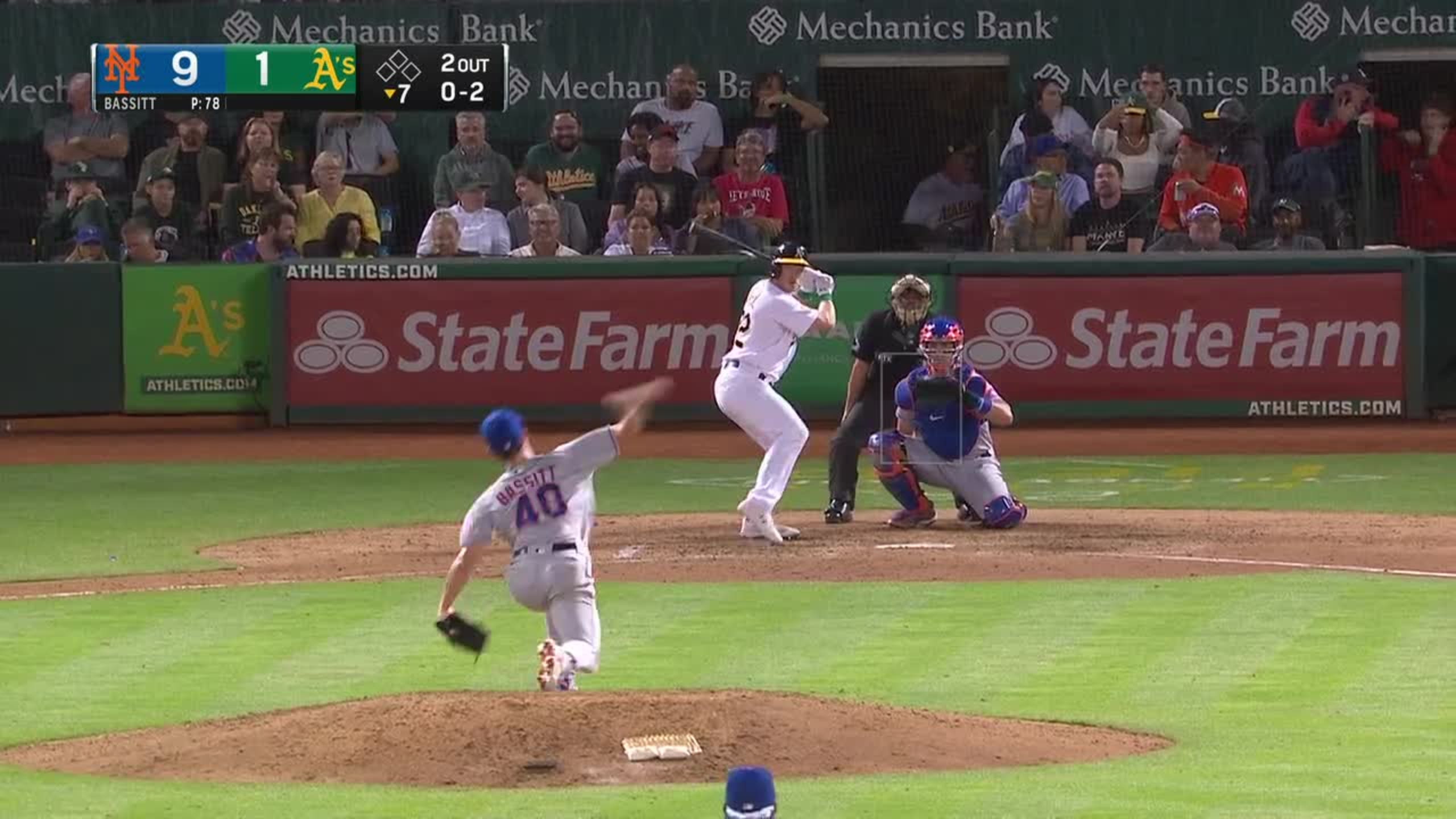 Conner Capel lines out to right fielder Darin Ruf.