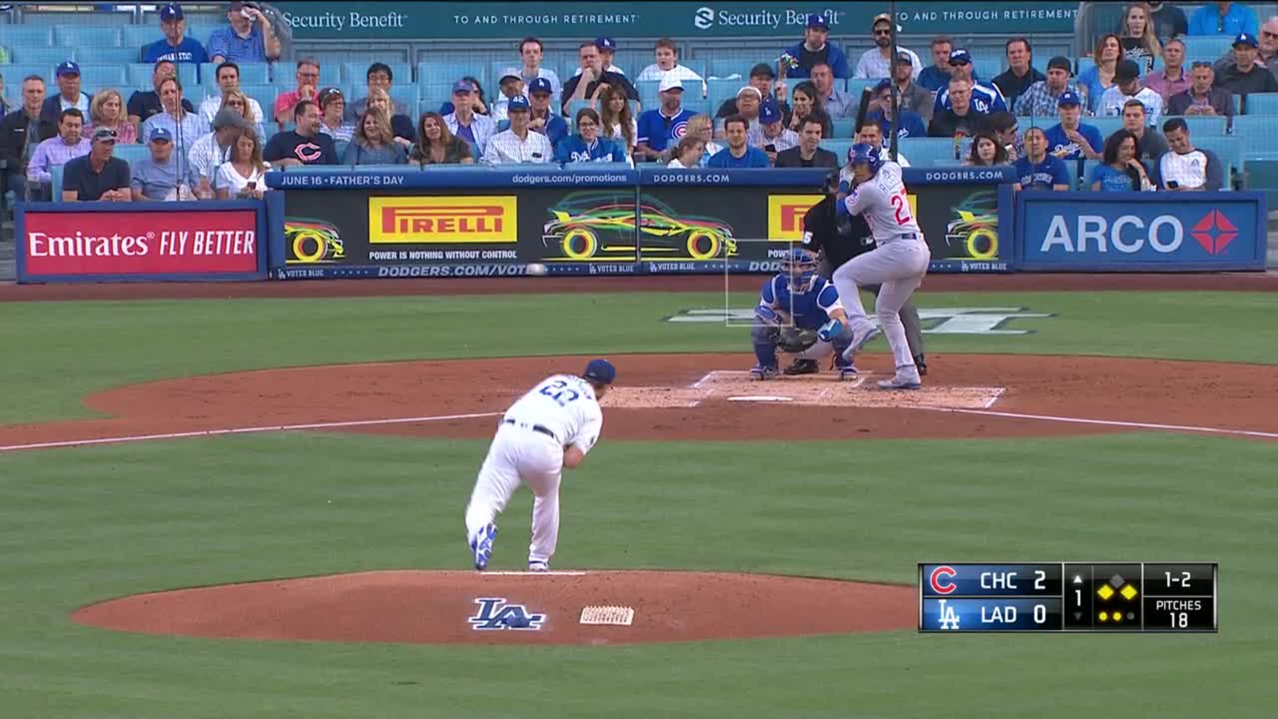 Anthony Rizzo caught stealing home, catcher Austin Barnes to third ...