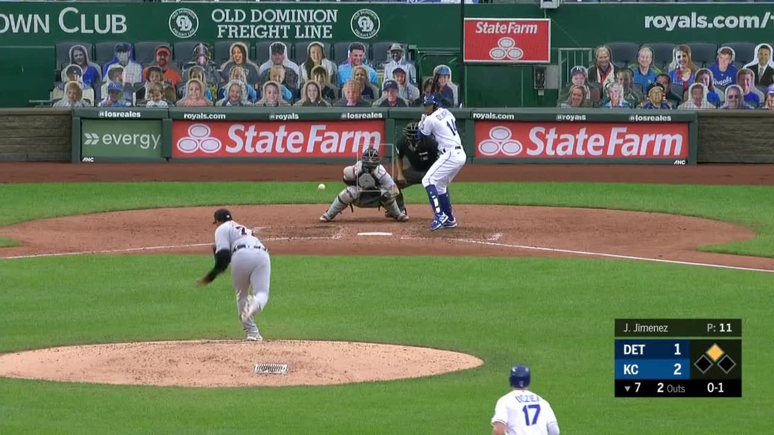 Joe Jimenez Swinging Strike (Blocked) to Edward Olivares | 09/27/2020 ...