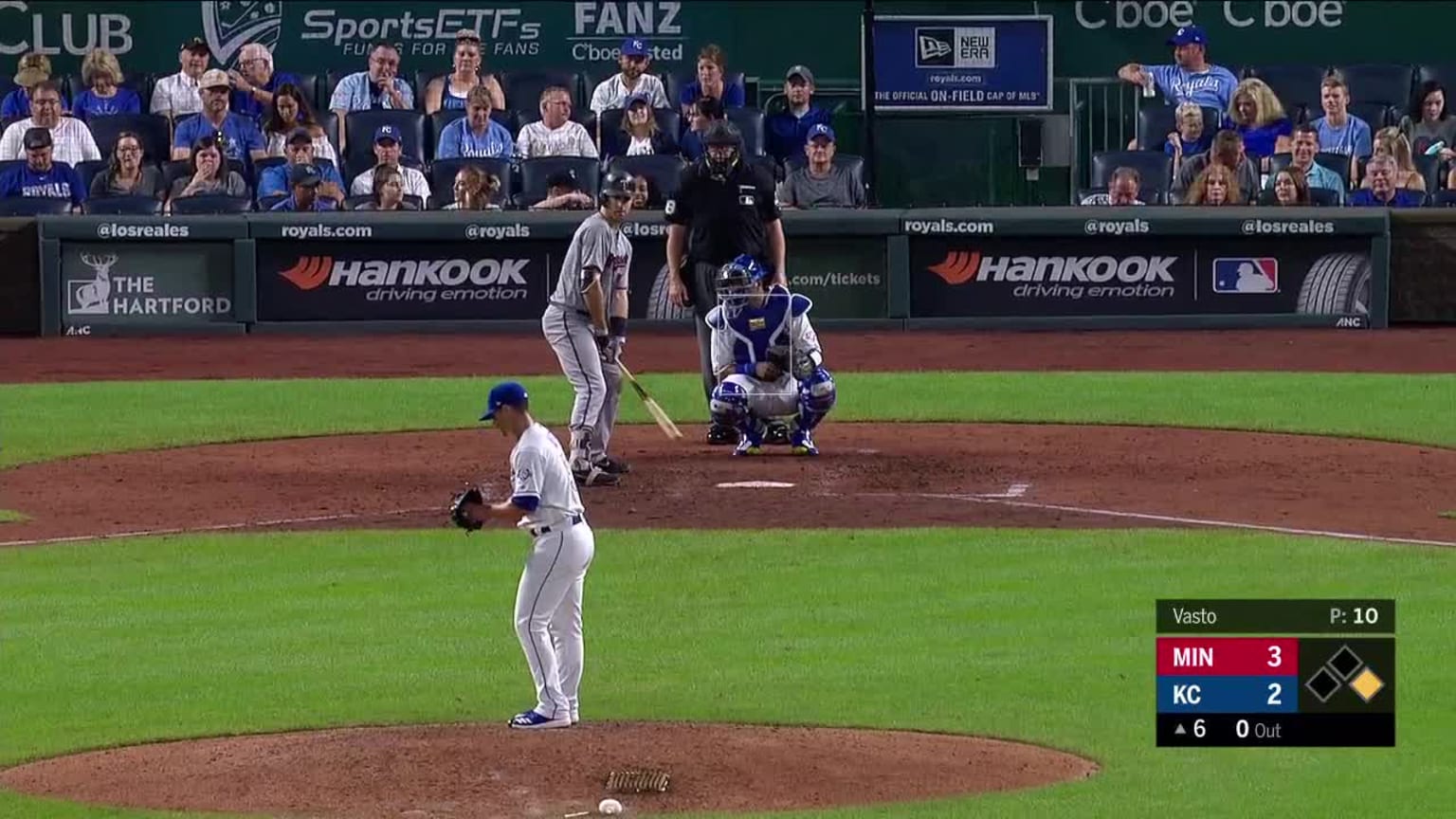 Jerry Vasto Strike cantado to Joe Mauer | 14/09/2018 | Los Marlins de Miami
