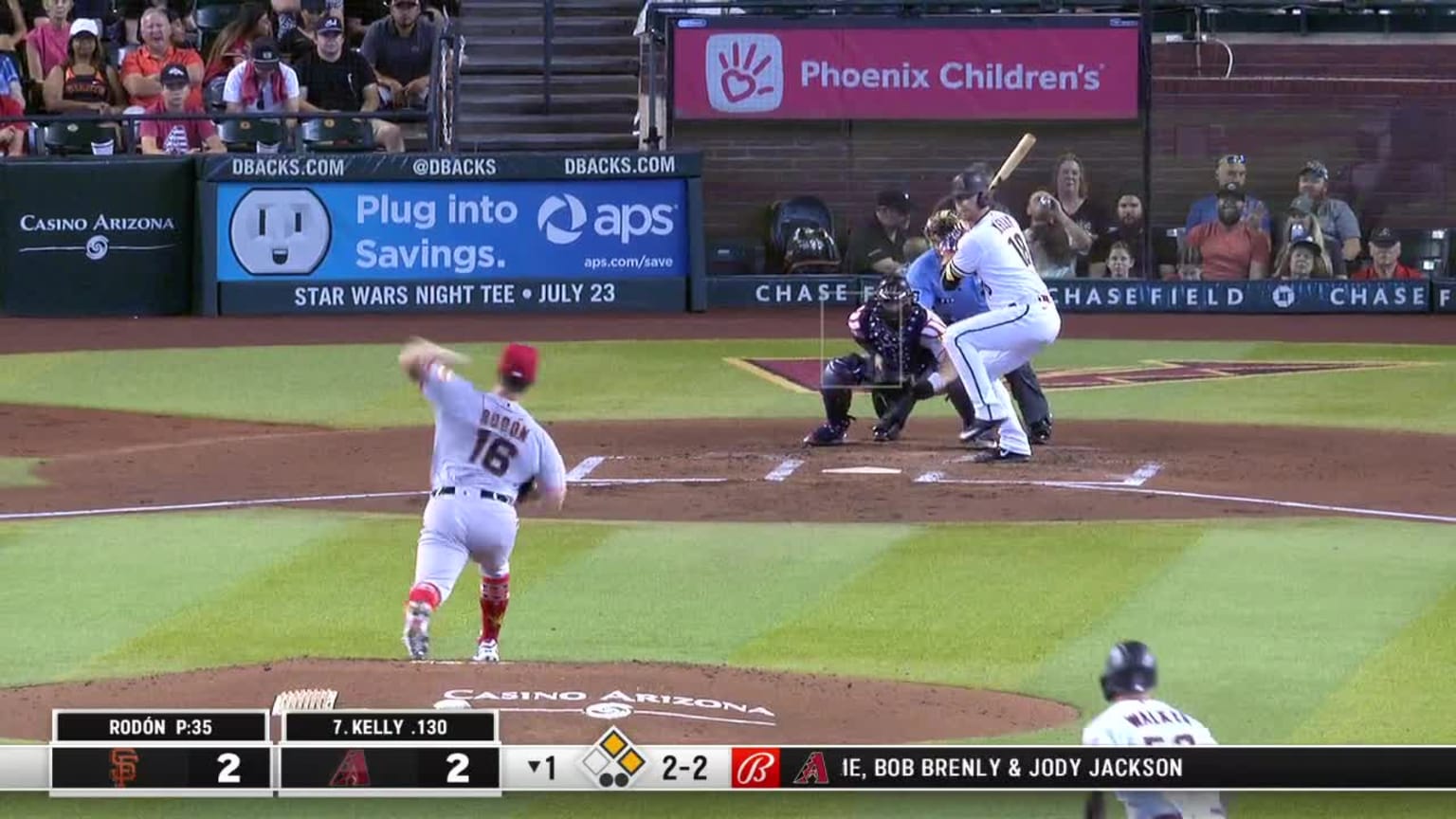 Carson Kelly strikes out swinging. | 07/04/2022 | MLB.com