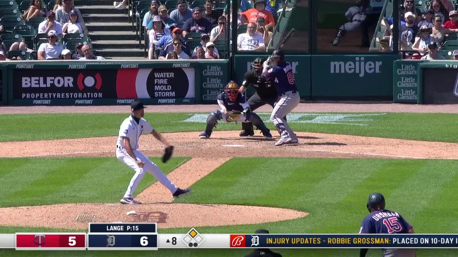 Jose Miranda grounds out, first baseman Spencer Torkelson to pitcher ...