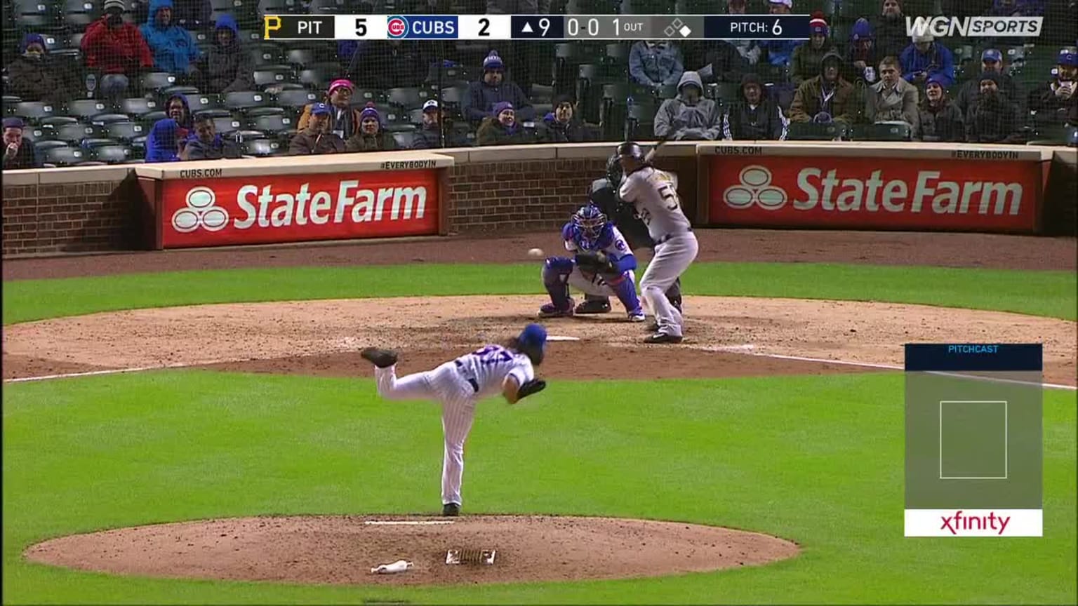 Tim Collins Swinging Strike to Jacob Stallings | 04/10/2019 | MLB.com