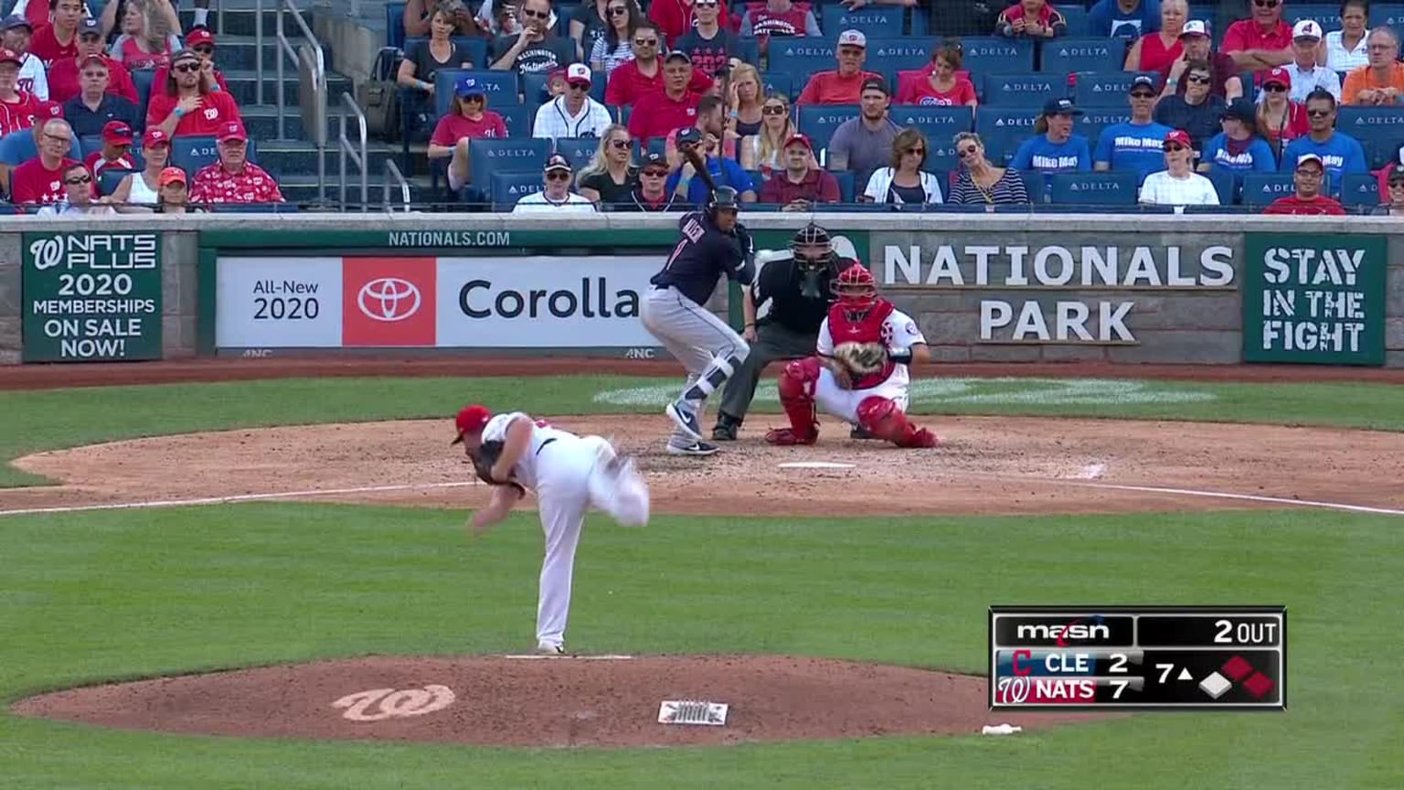 Aaron Barrett Ball to Greg Allen | 09/29/2019 | MLB.com