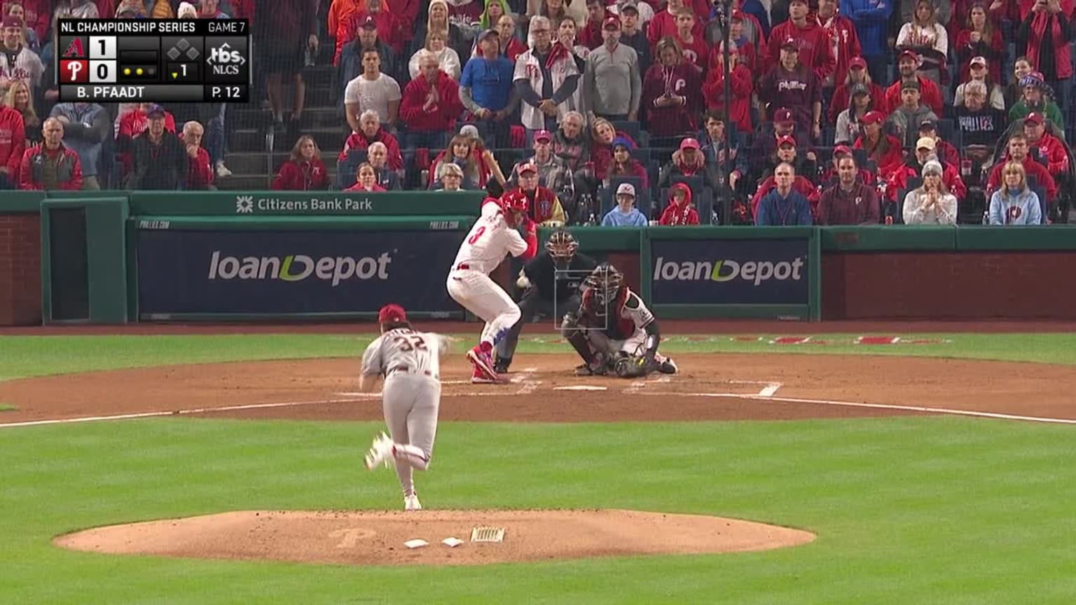 Brandon Pfaadt Ball to Bryce Harper | 10/24/2023 | Arizona Diamondbacks