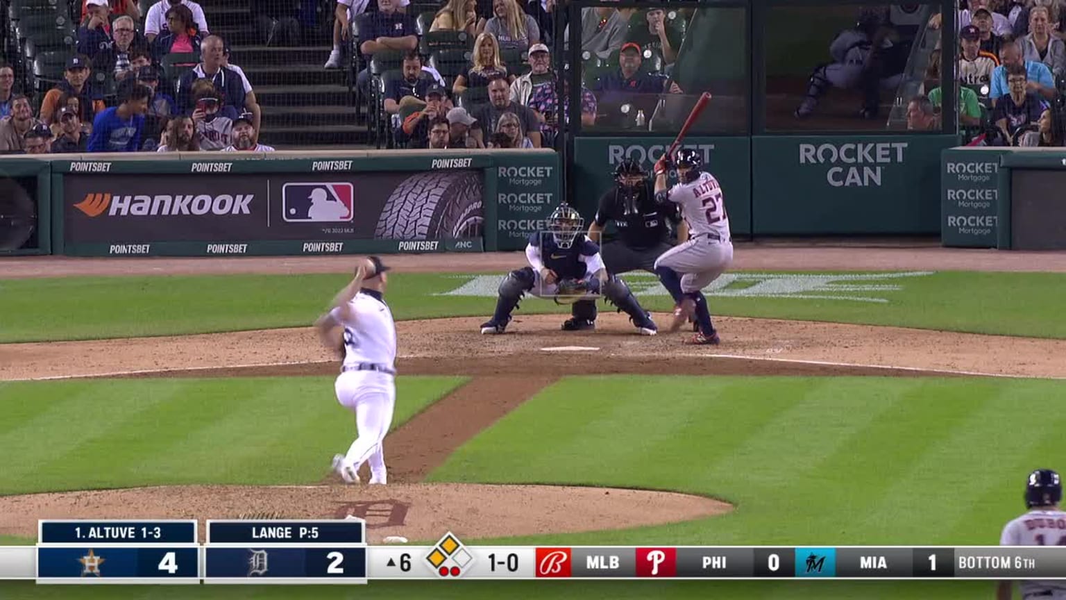 Jose Altuve hit by pitch. | 09/13/2022 | MLB.com