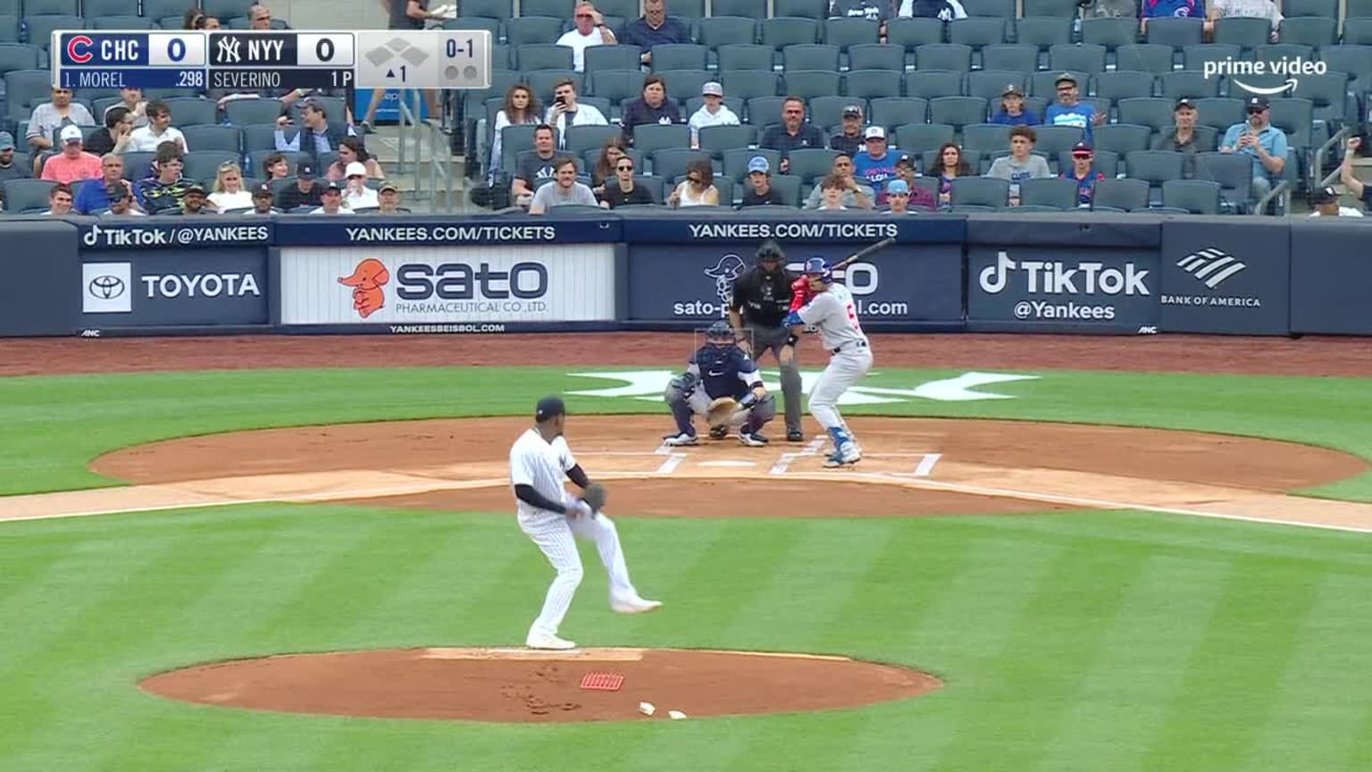 Luis Severino Swinging Strike to Christopher Morel | 06/10/2022 ...