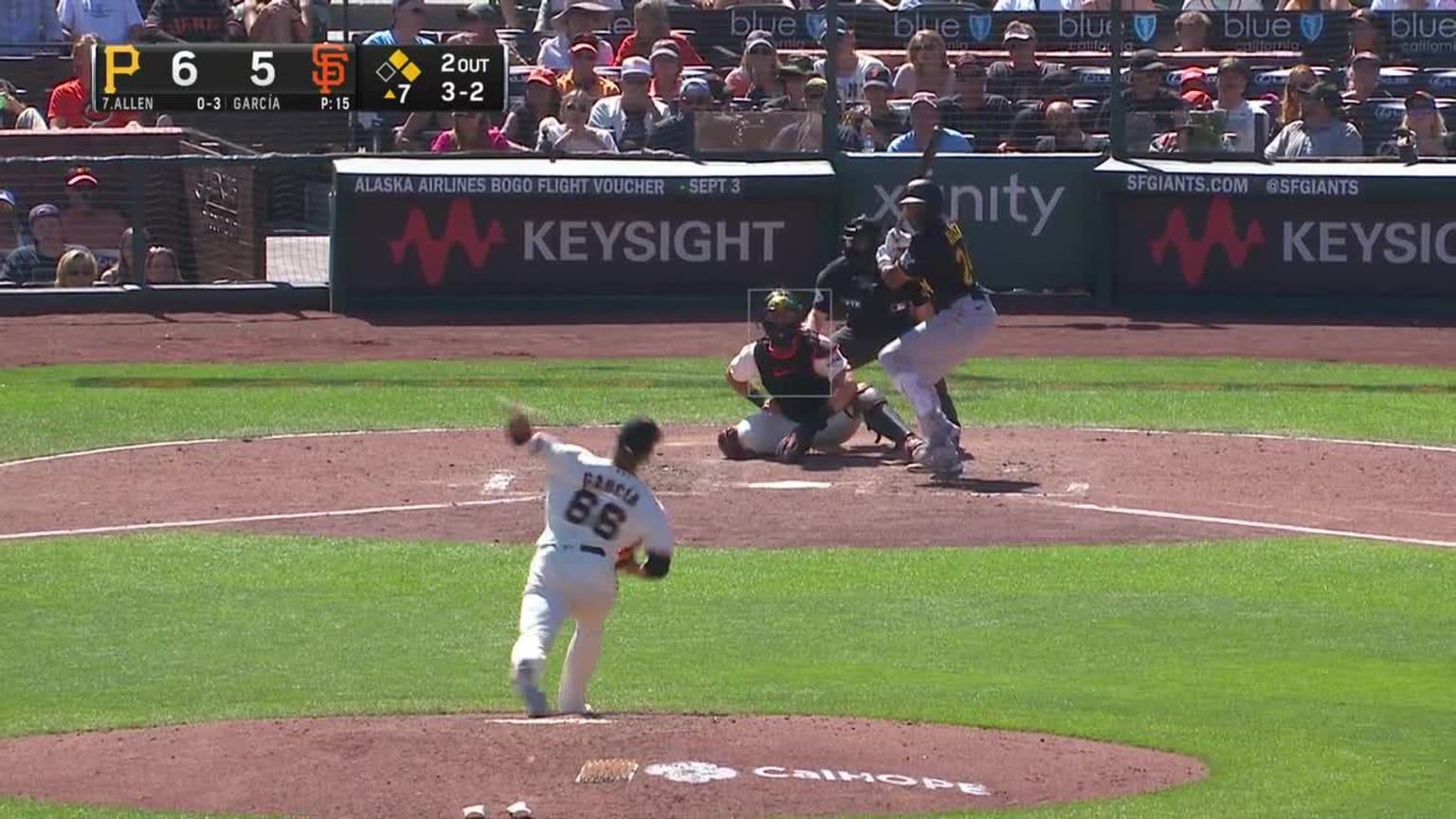 Greg Allen called out on strikes. | 08/14/2022 | MLB.com