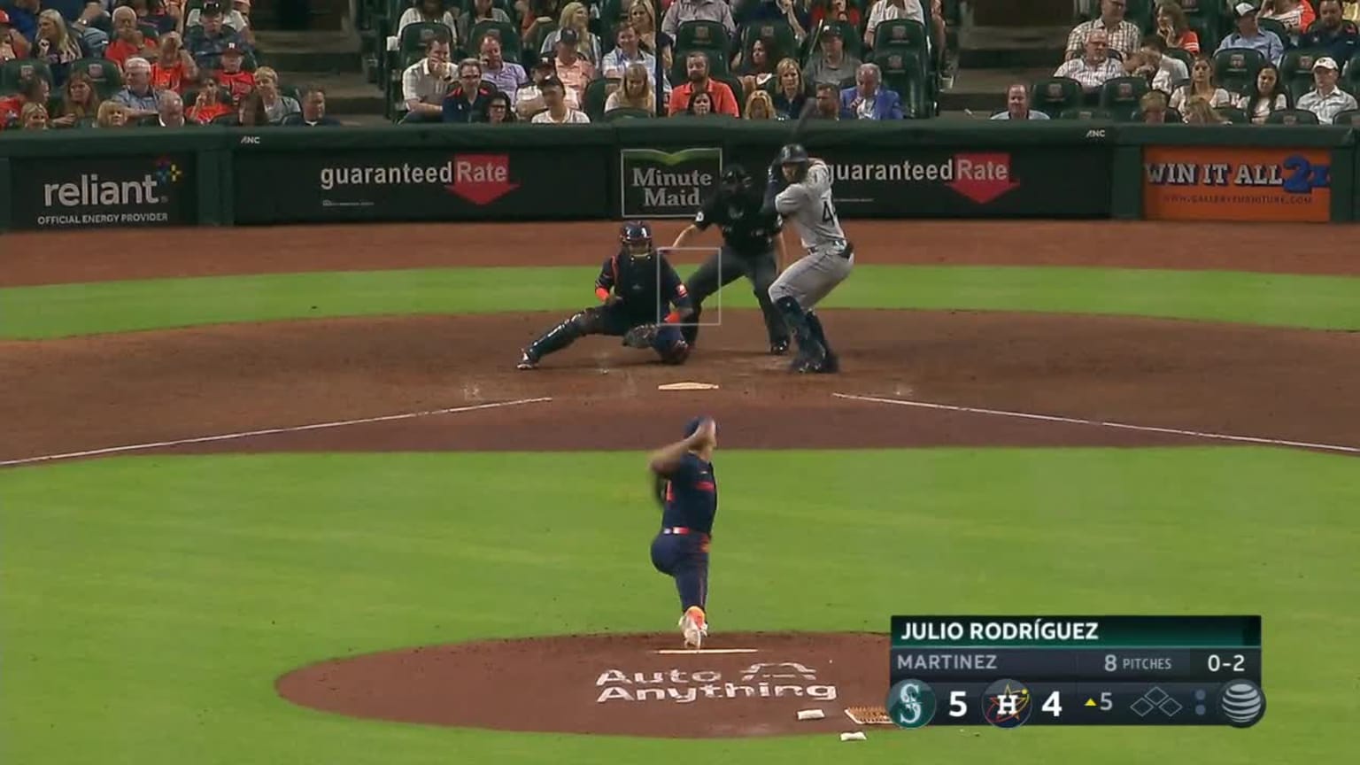 Seth Martinez Ball to Julio Rodriguez | 06/06/2022 | Houston Astros