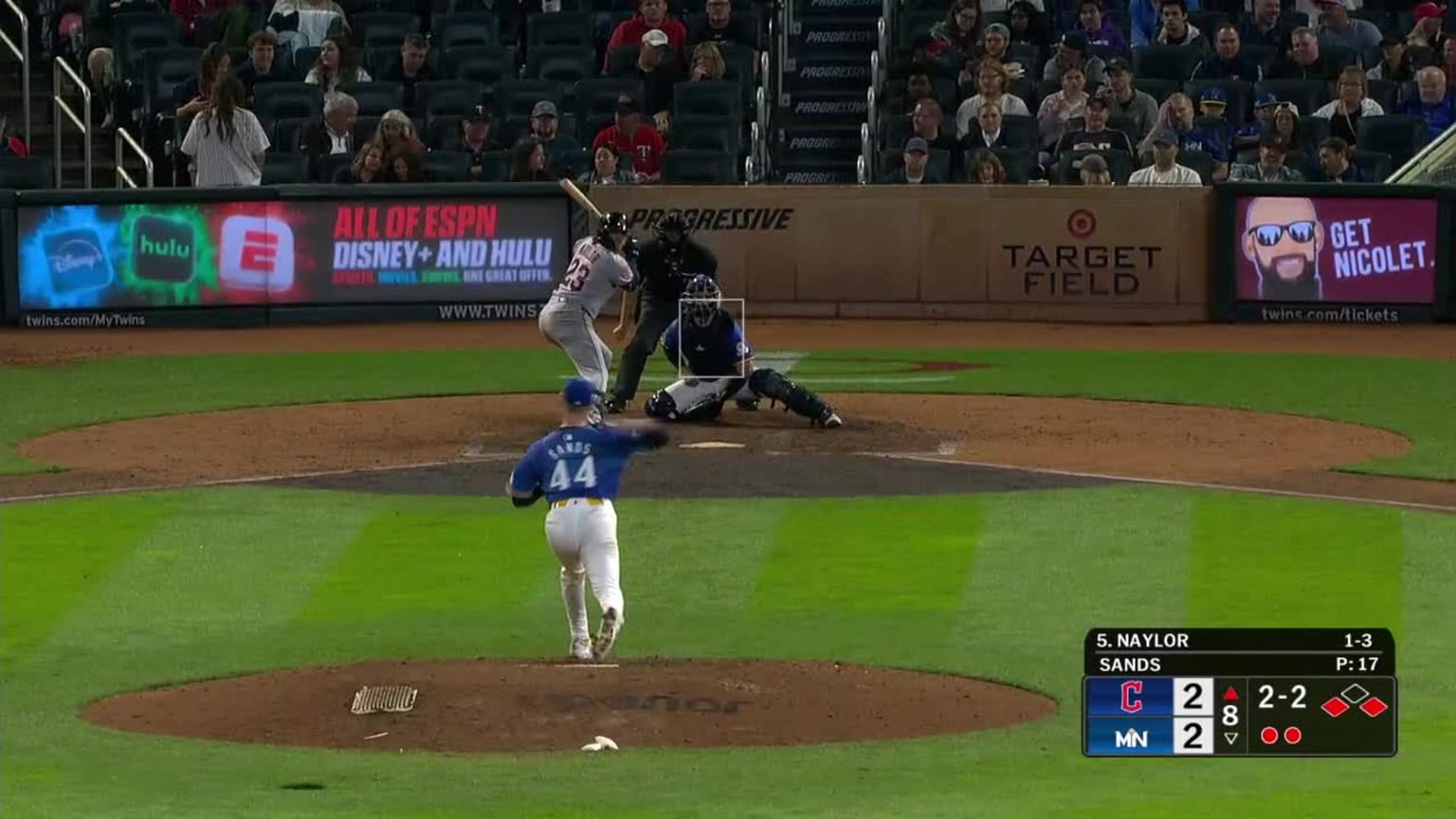 Cole Sands Ball In Dirt to Bo Naylor | 09/19/2025 | MLB.com