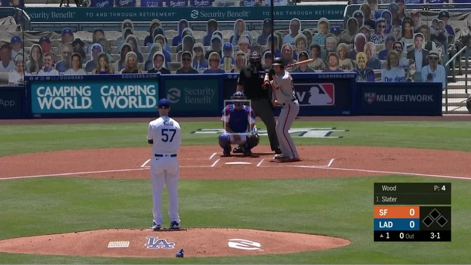 Austin Slater walks. | 07/25/2020 | Boston Red Sox