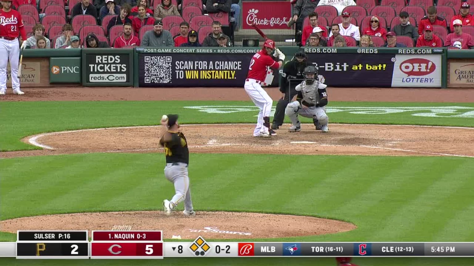 Beau Sulser Ball to Tyler Naquin | 05/07/2022 | Houston Astros