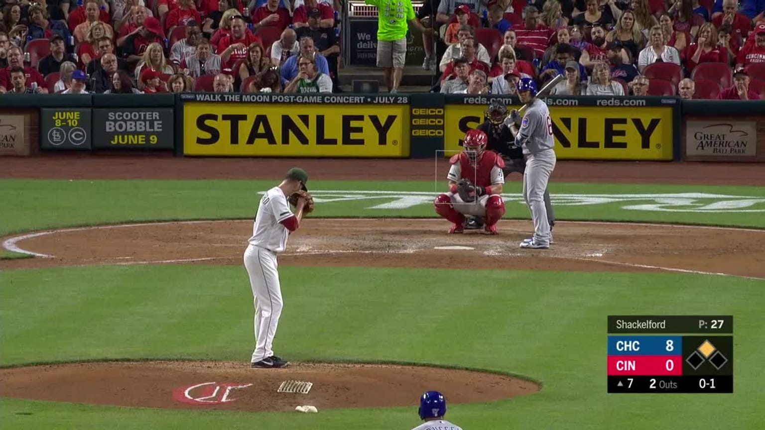 Kevin Shackelford Ball to Jose Quintana | 05/19/2018 | MLB.com