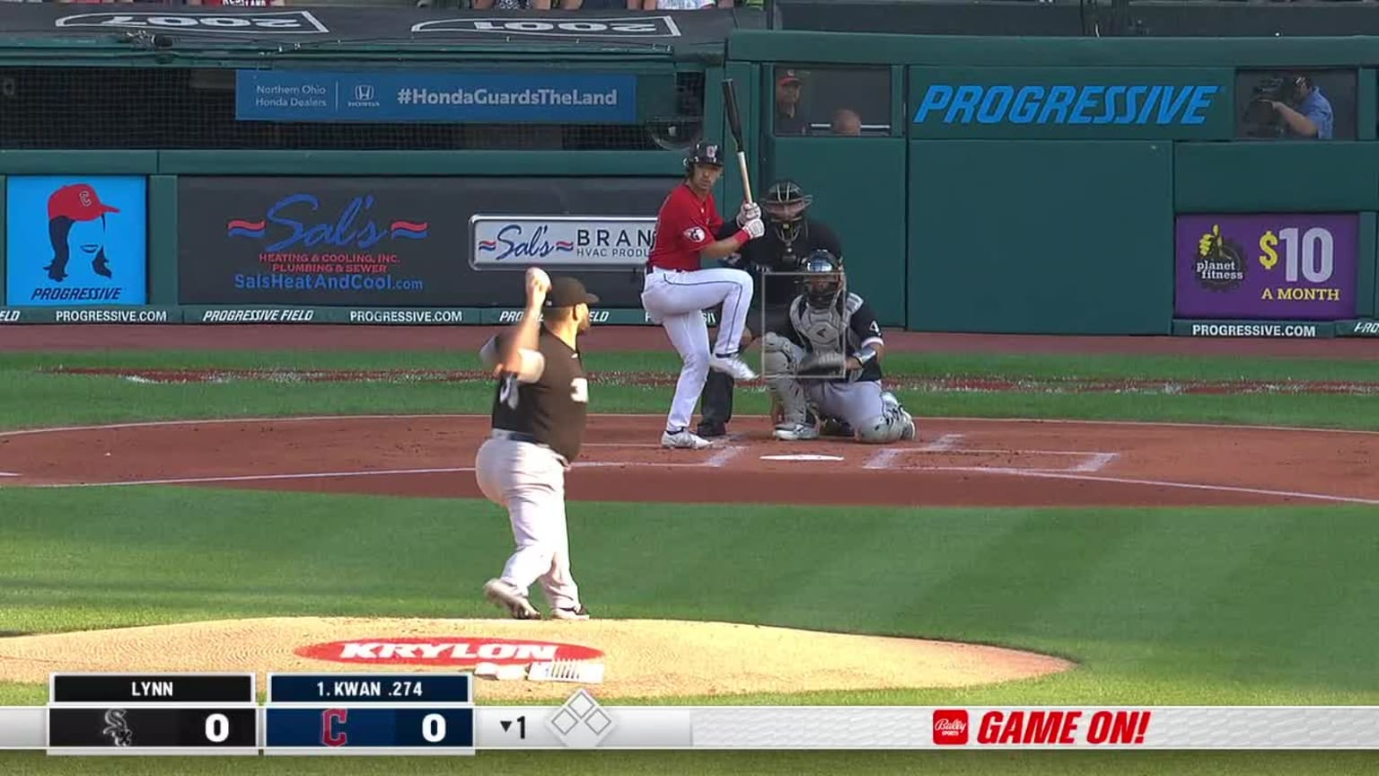 Lance Lynn Strike cantado to Steven Kwan | 11/07/2022 | Los Dodgers de Los Angeles