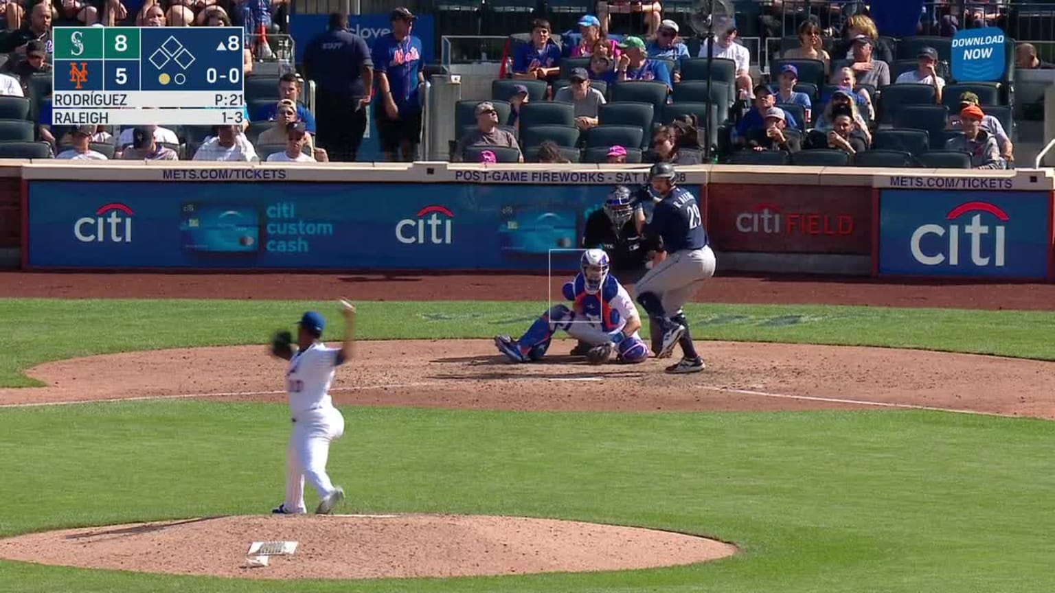 Joely Rodriguez Foul to Cal Raleigh | 05/15/2022 | MLB.com