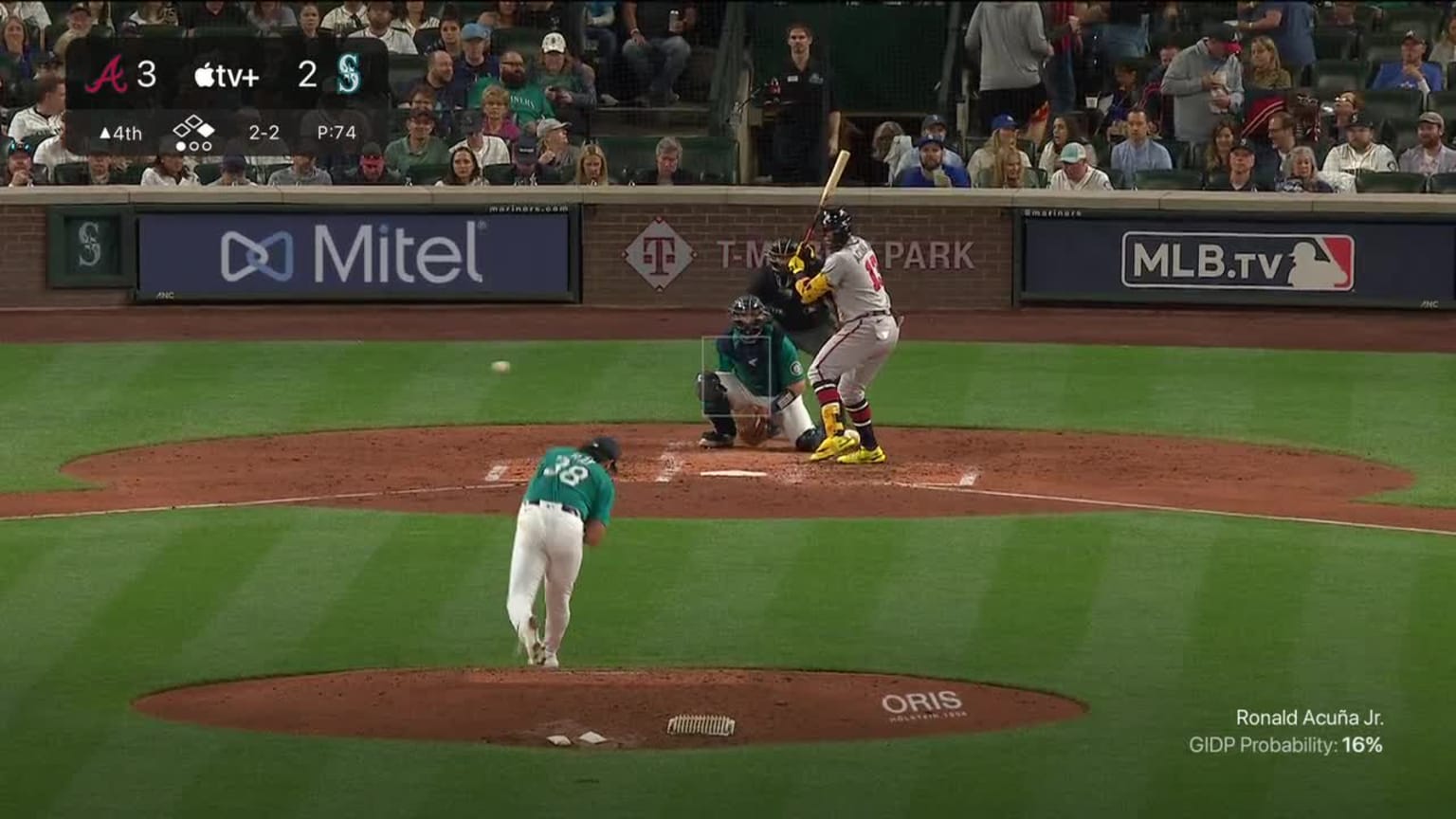 Ronald Acuna Jr. strikes out swinging. | 09/09/2022 | Seattle Mariners