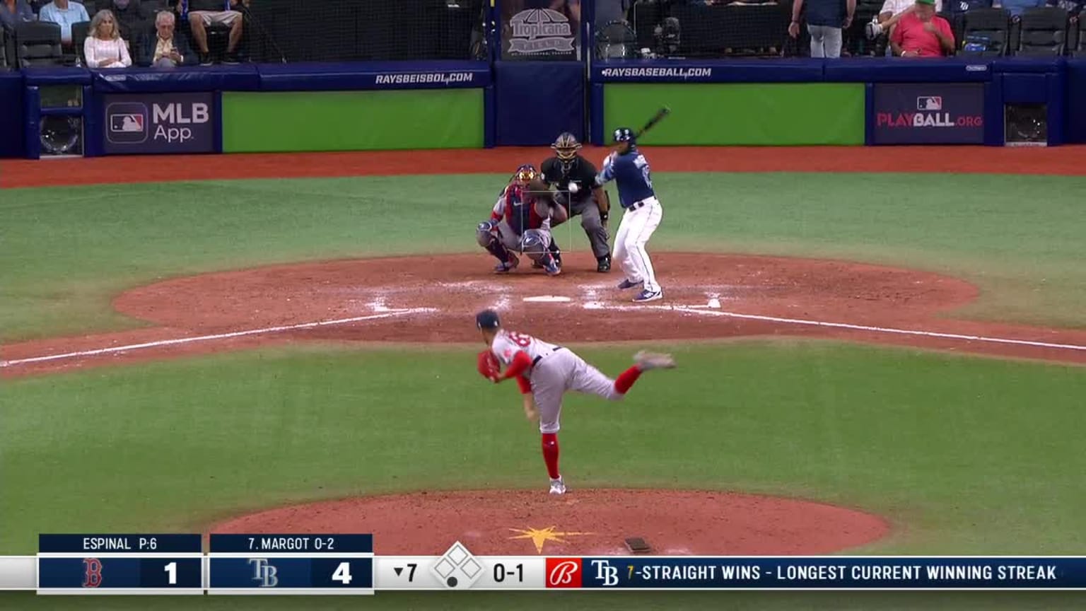 Raynel Espinal Ball to Manuel Margot | 08/30/2021 | Atlanta Braves