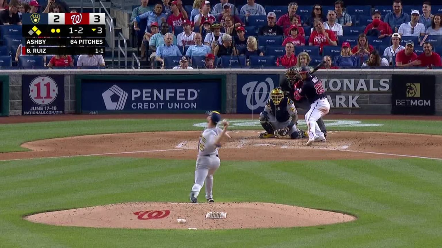 Keibert Ruiz grounds out, third baseman Jace Peterson to first baseman ...