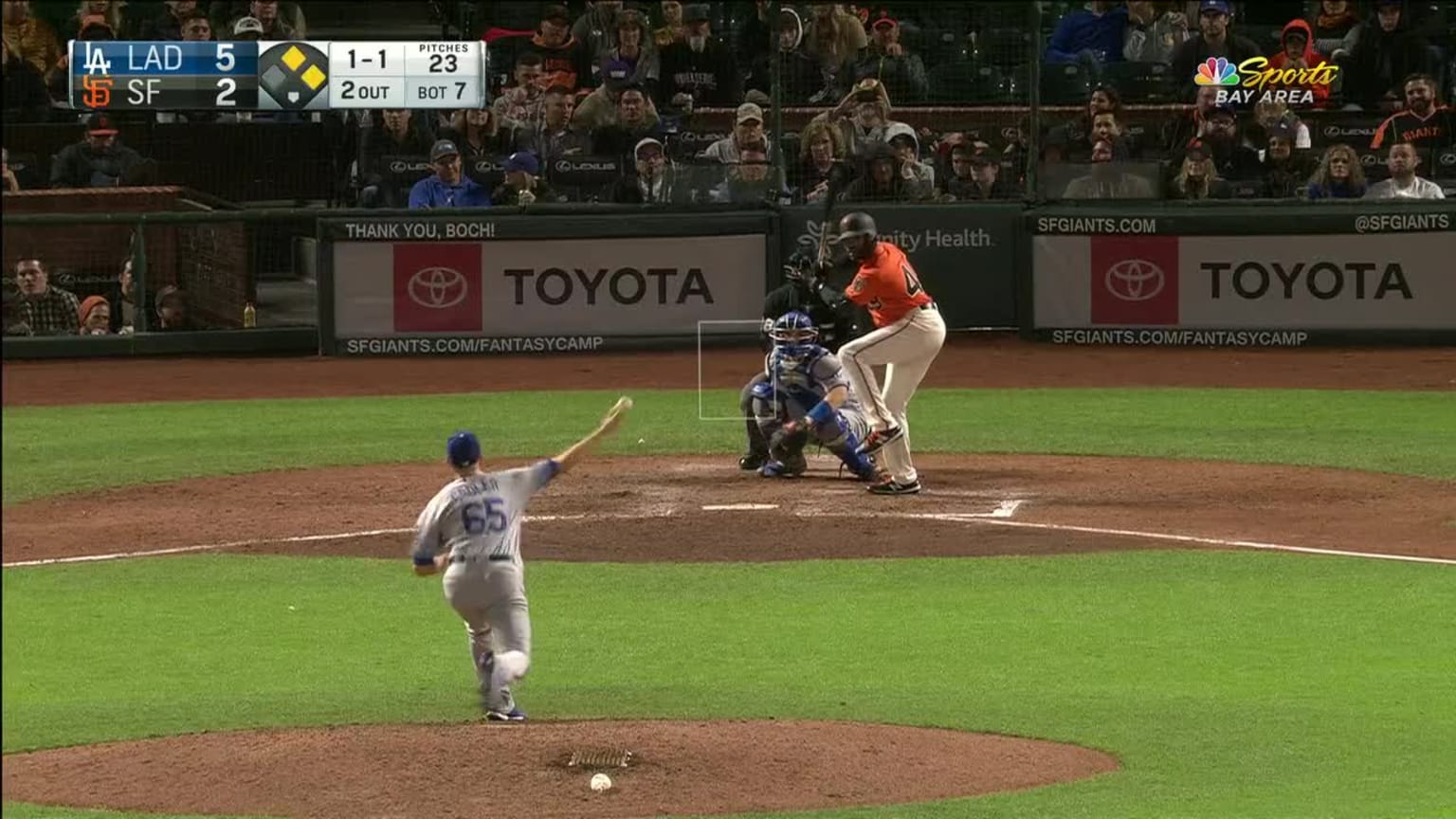 Jaylin Davis lines out to second baseman Gavin Lux. | 09/27/2019 | MLB.com