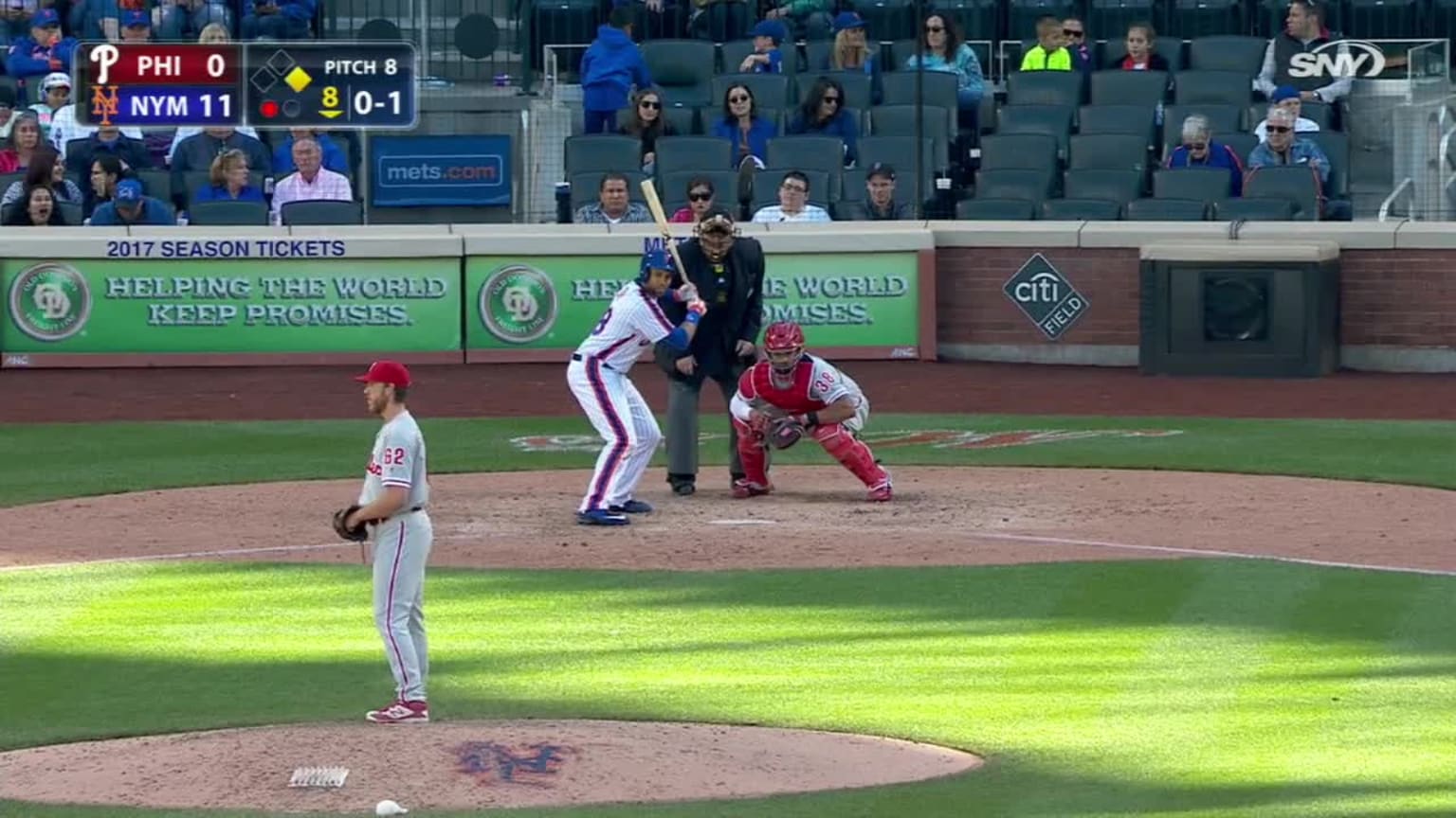 Patrick Schuster Ball to James Loney | 09/25/2016 | Chicago White Sox