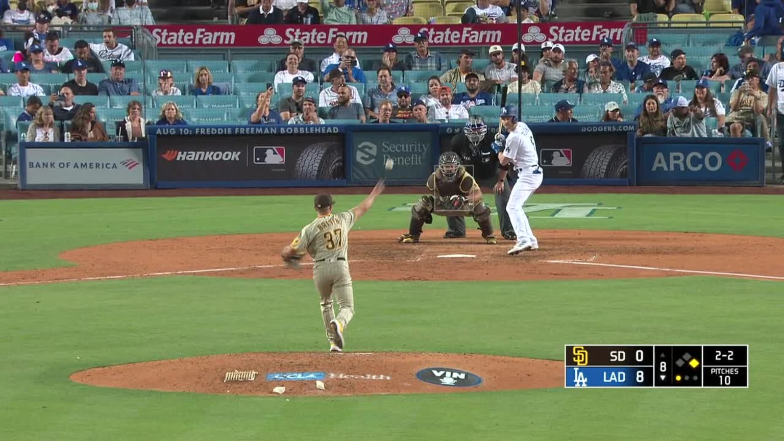 Matthew Batten Ball to Trea Turner | 08/05/2022 | MLB.com