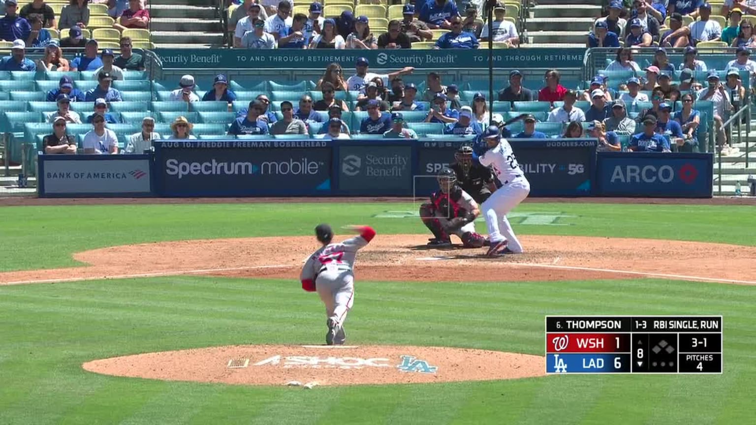 Trayce Thompson walks. | 07/27/2022 | MLB.com