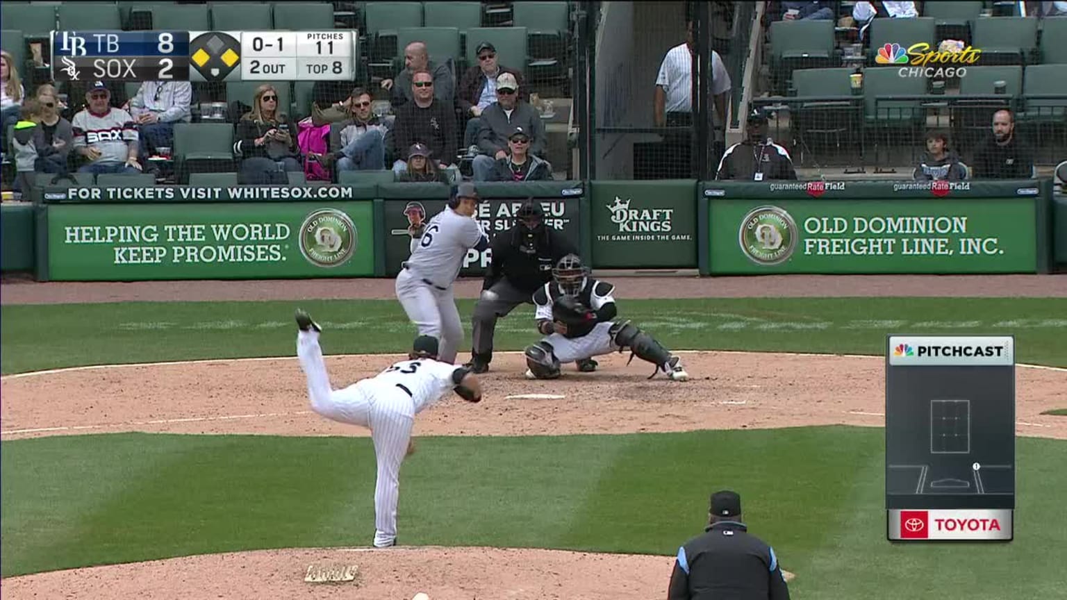 Caleb Frare Ball to Ji-Man Choi | 04/09/2019 | MLB.com