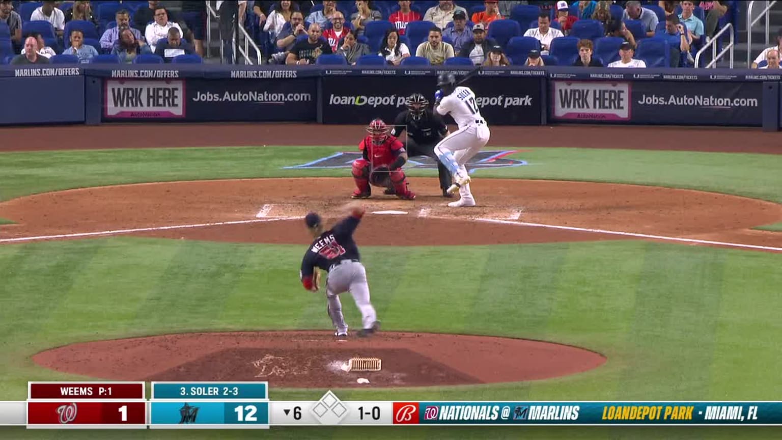 Jordan Weems Ball to Jorge Soler | 06/07/2022 | MLB.com