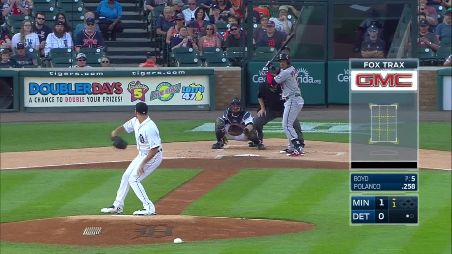 Matthew Boyd Ball to Jorge Polanco | 09/23/2017 | Chicago Cubs