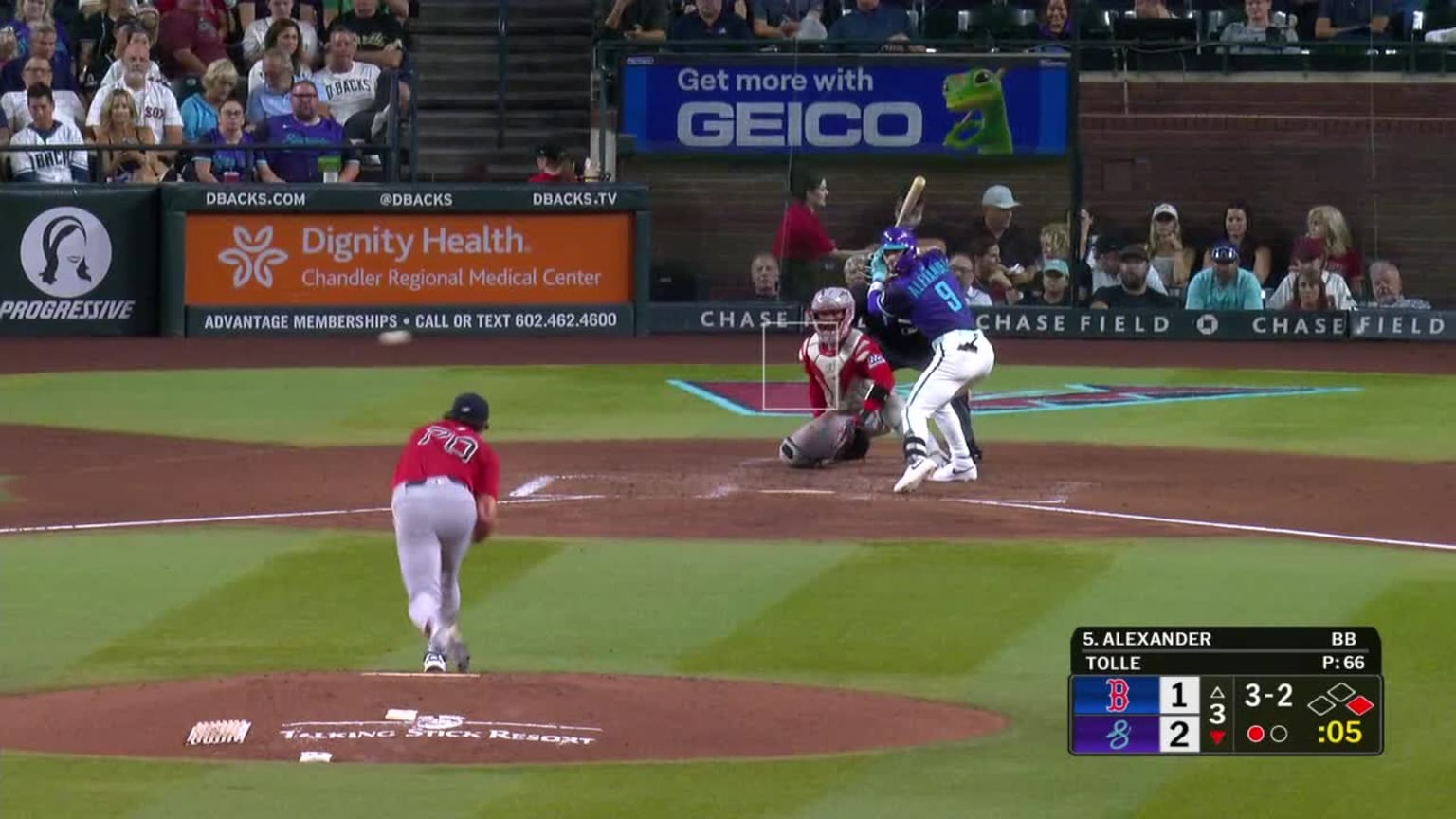 Blaze Alexander walks. Gabriel Moreno to 2nd. | 09/05/2025 | MLB.com