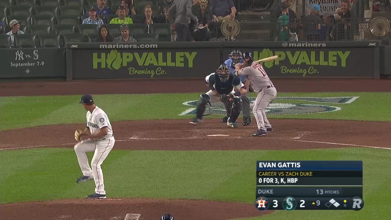 Evan Gattis grounds into a double play, shortstop Jean Segura to second ...
