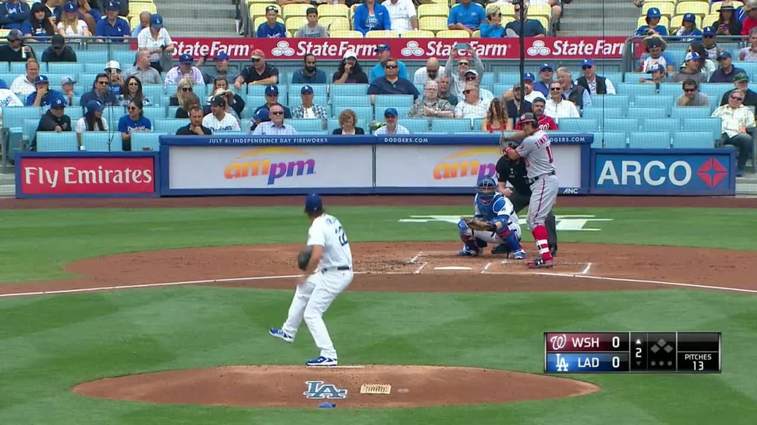 Ryan Zimmerman homers (17) on a line drive to left field. | 06/07/2017 ...