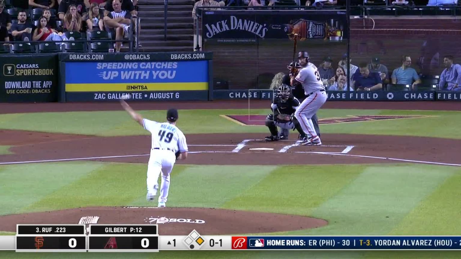 Tyler Gilbert Ball to Darin Ruf | 07/26/2022 | MLB.com