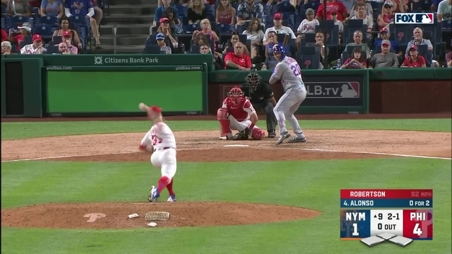 David Robertson Ball to Pete Alonso | 08/20/2022 | MLB.com