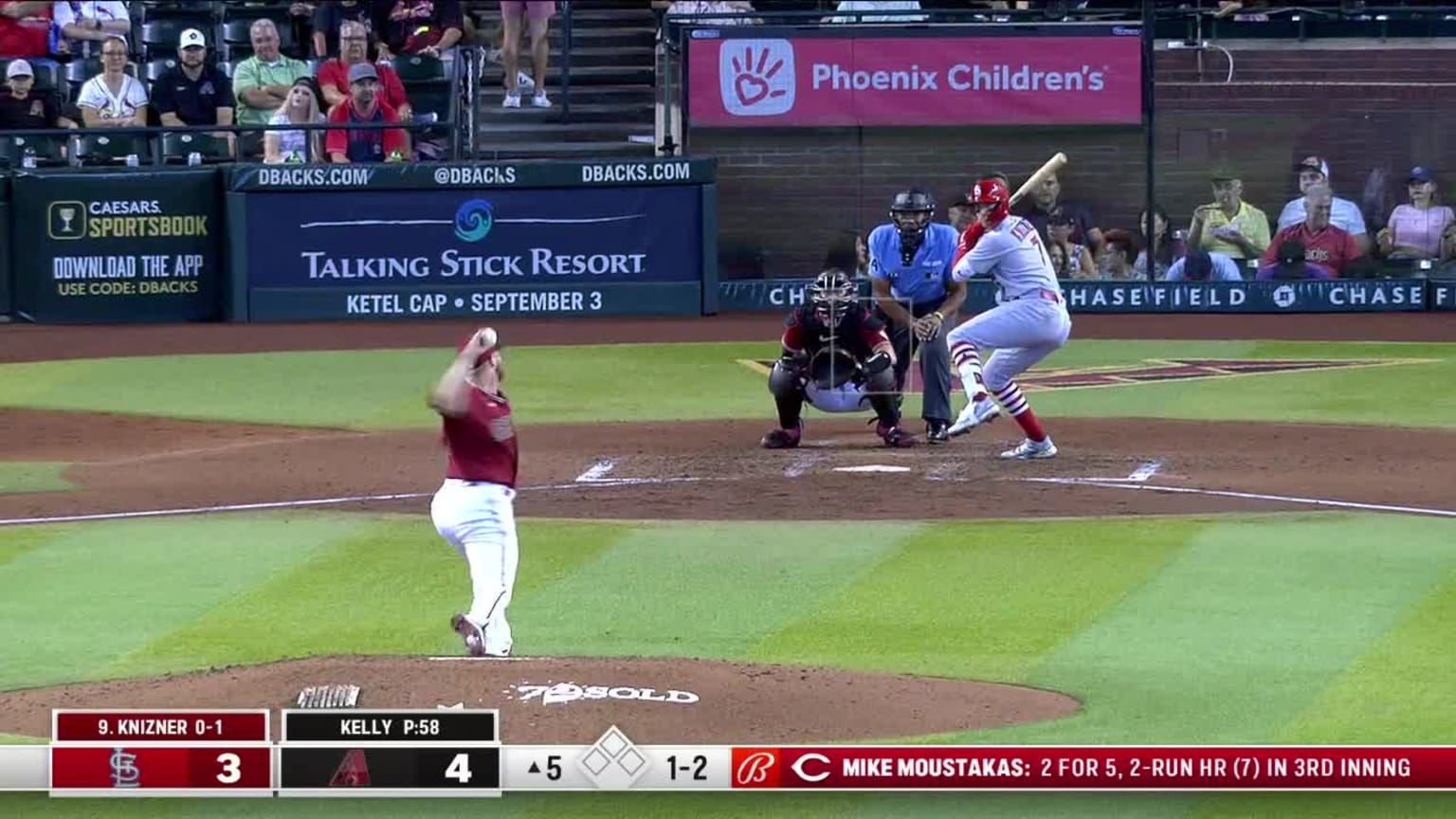 Andrew Knizner called out on strikes. | 08/21/2022 | MLB.com