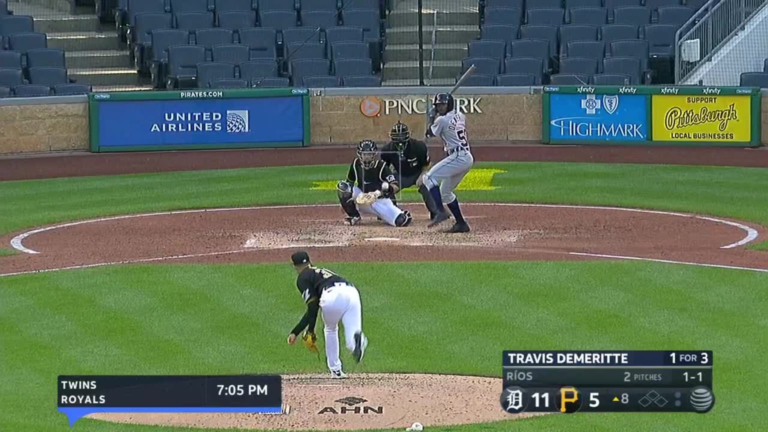 Yacksel Rios Ball to Travis Demeritte | 08/08/2020 | MLB.com