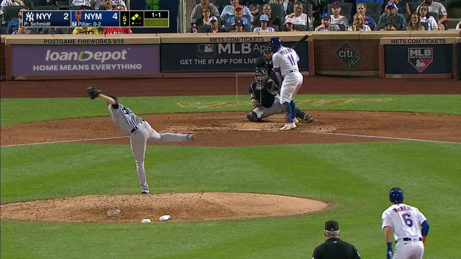 Kevin Pillar hit by pitch. | 09/12/2021 | MLB.com