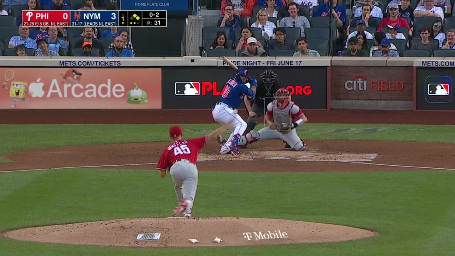 Nick Plummer strikes out swinging. | 05/29/2022 | Tampa Bay Rays