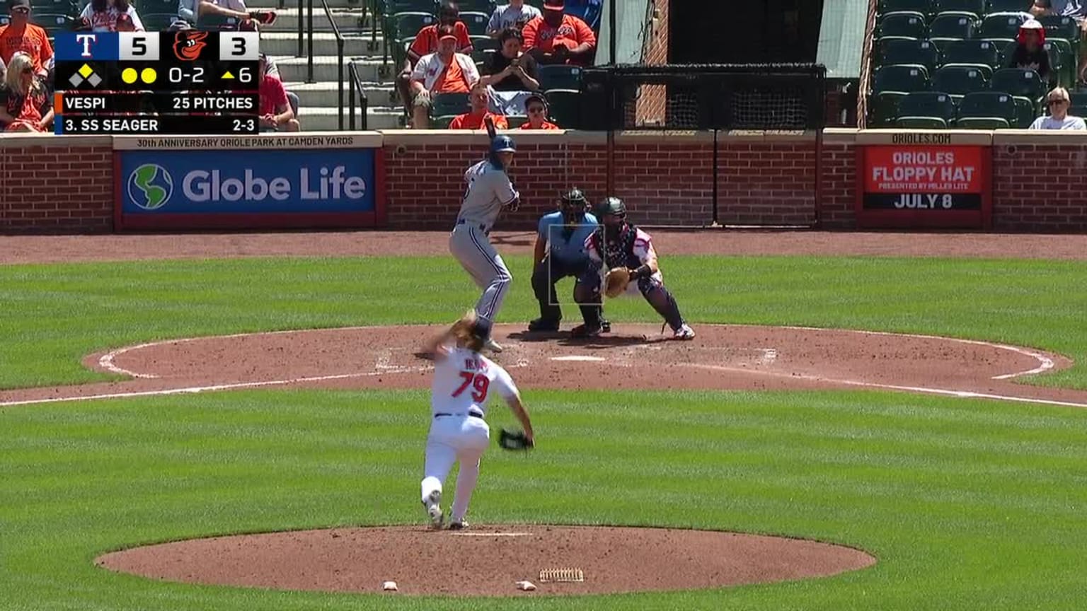 Corey Seager strikes out swinging. | 07/04/2022 | MLB.com