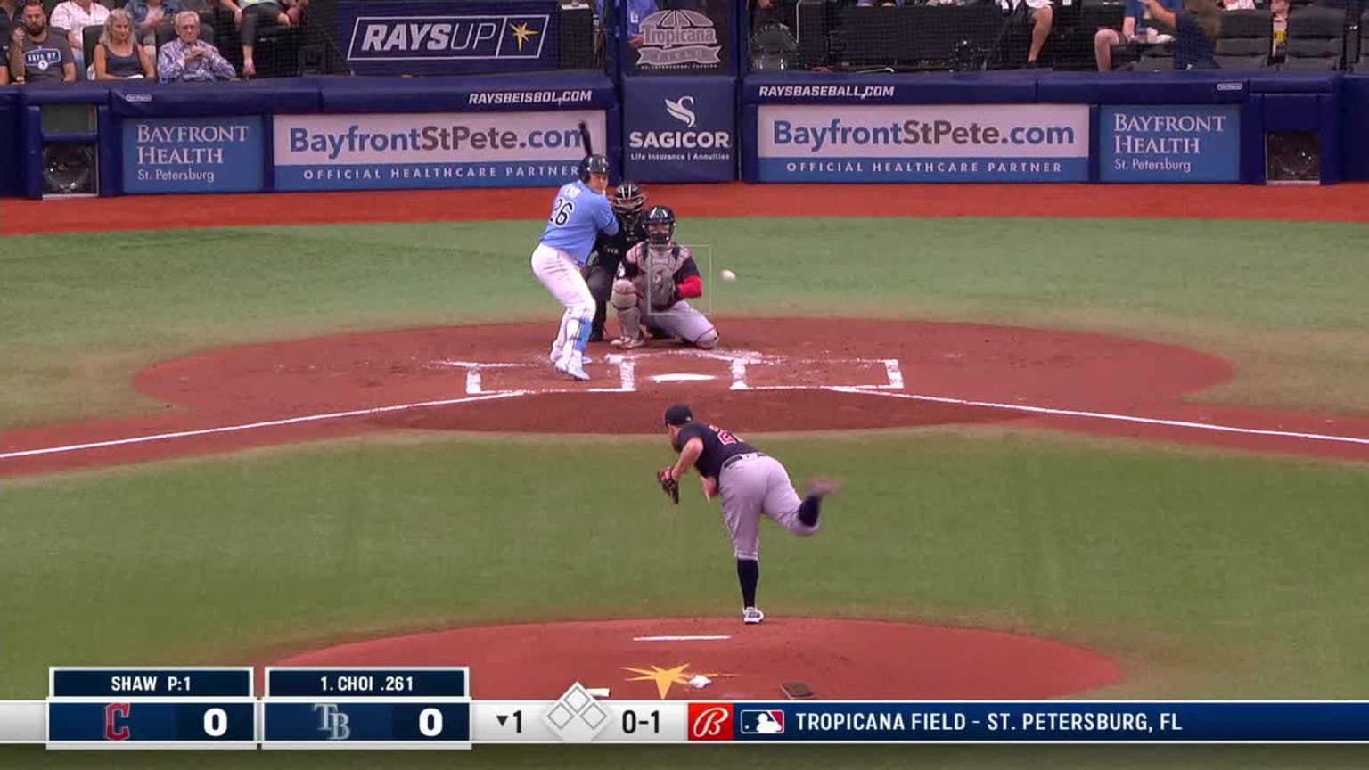 Bryan Shaw Foul to Ji-Man Choi | 07/31/2022 | Tampa Bay Rays